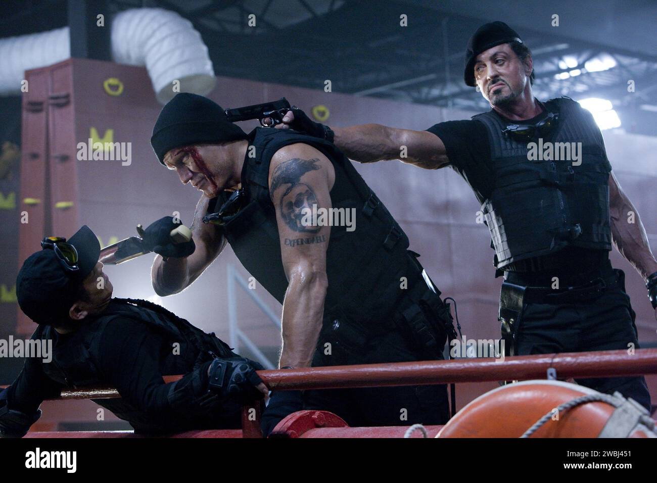 The Expendables Year : 2010 USA Regie : Sylvester Stallone Jet Li ...