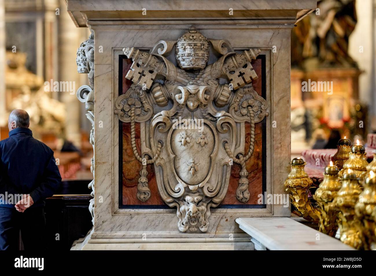 A view of the basement of a column of the 17th century, 95ft-tall ...