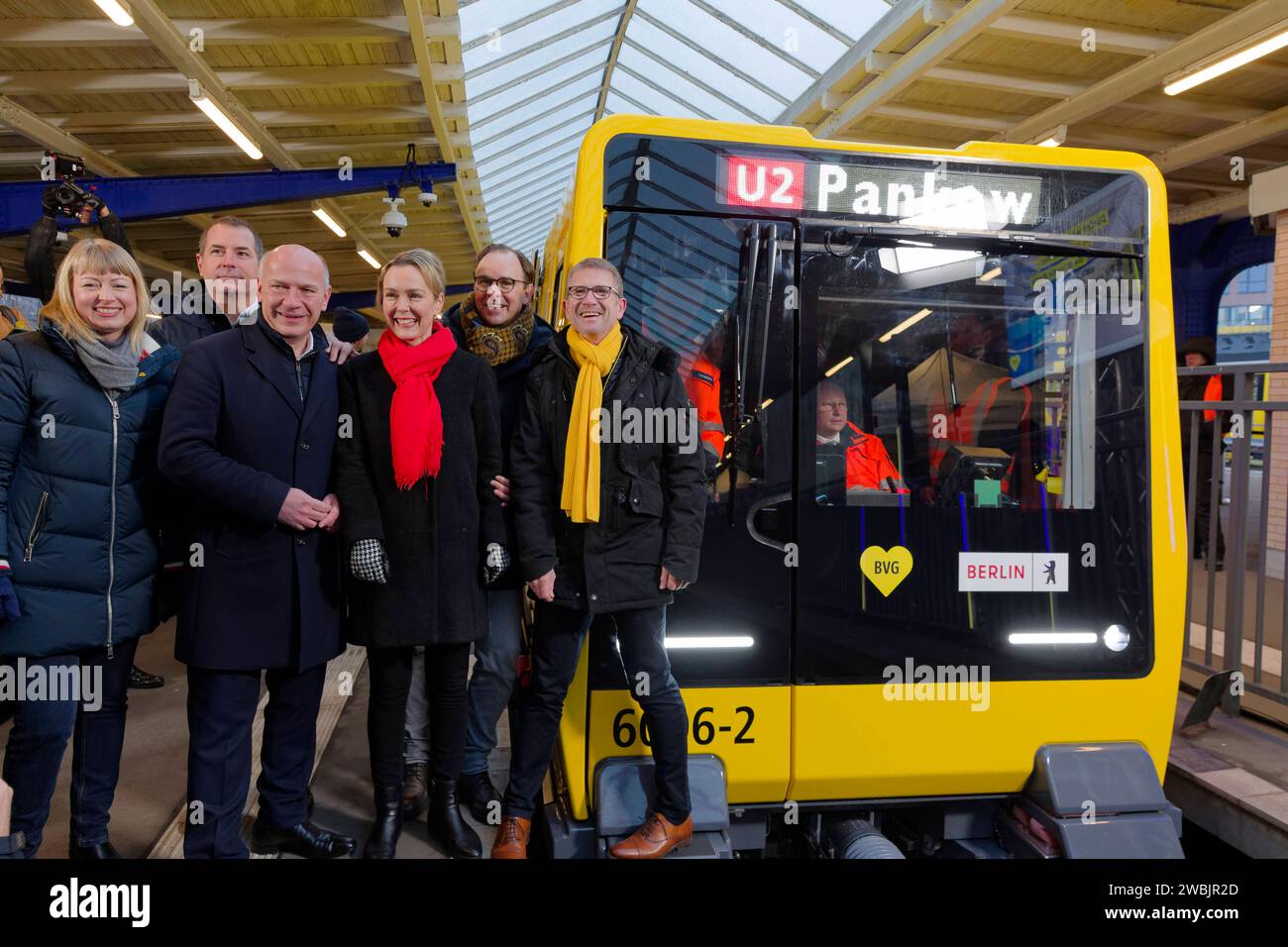BVG stellt neue U-Bahn Reihe JK vor 11. Januar 2024 - Deutschland ...