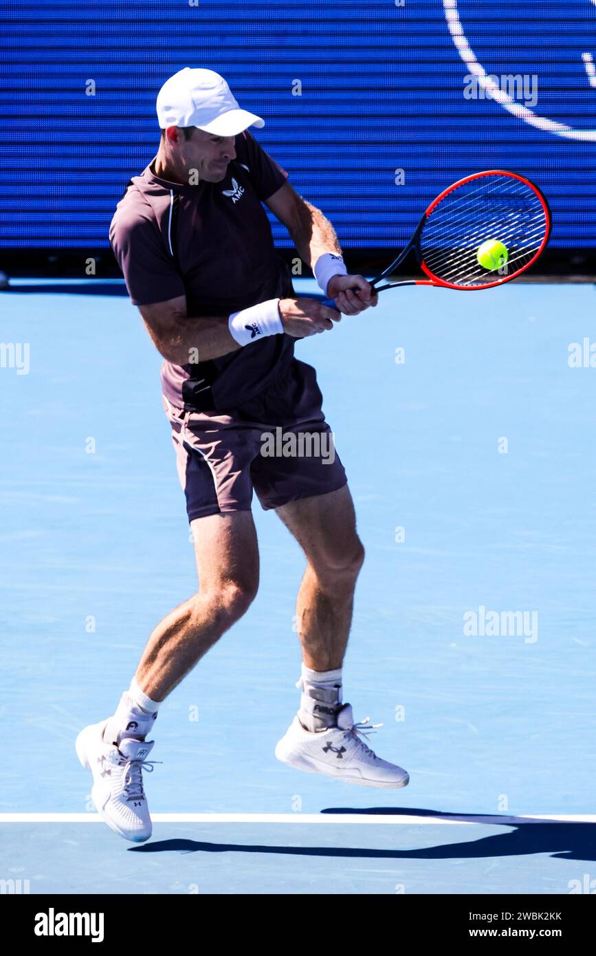 MELBOURNE, AUSTRALIEN – 11. JANUAR: Sir Andy Murray aus Großbritannien ...