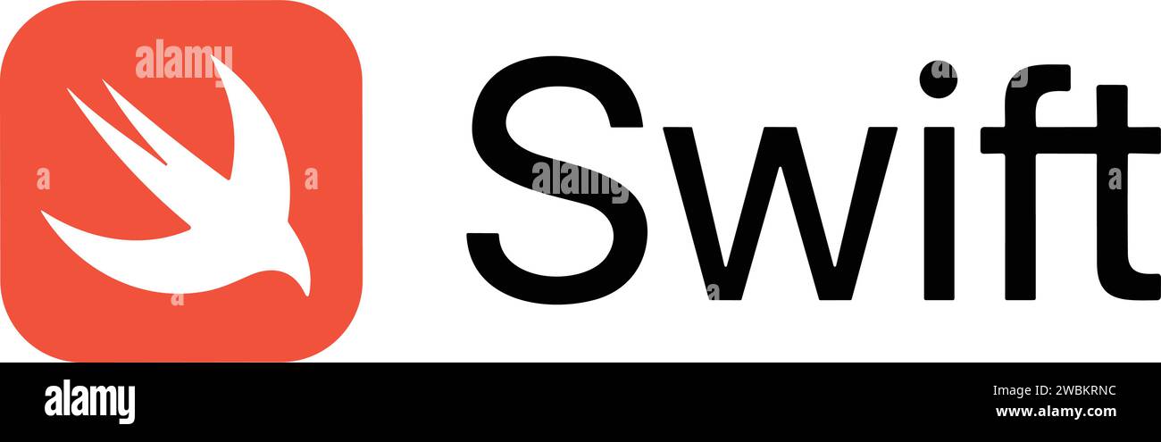 Satz der beliebtesten Logos für Skript- und Programmiersprachen. SWIFT ...