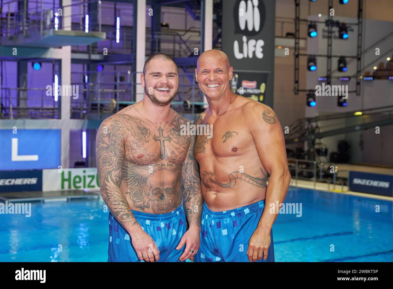 Nico Legat und Thorsten Legat - Teilnehmer des RTL Turmspringen 2024 im ...