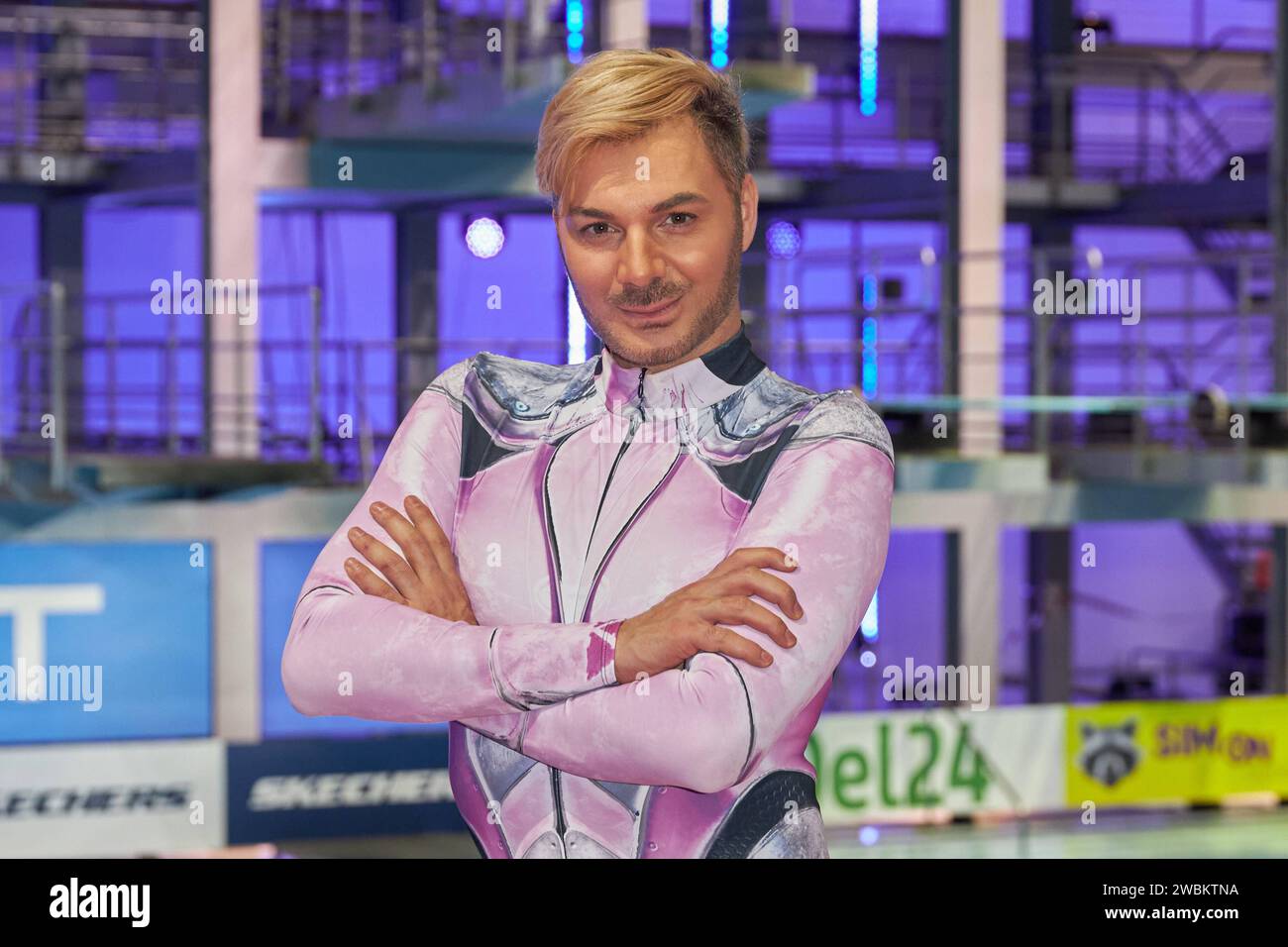 Sam Dylan - Teilnehmer des RTL Turmspringen 2024 im Berliner Velodrom ...