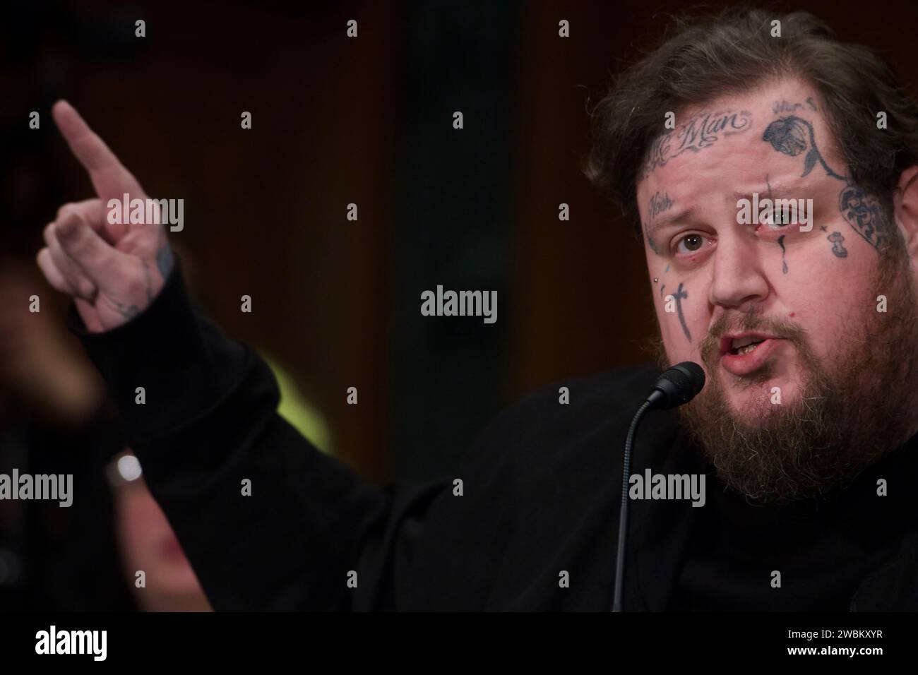 Jason „Jelly Roll“ DeFord beantwortet Fragen während der Anhörungen im ...