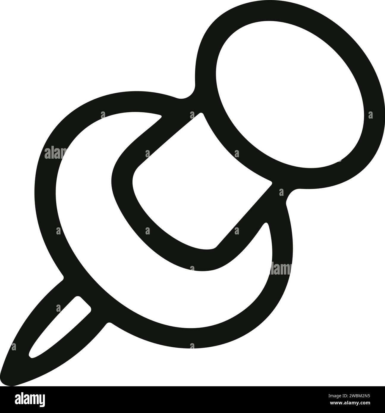 Drücken Sie das PIN-Symbol. Daumennadel zum Anbringen von Notizen ...