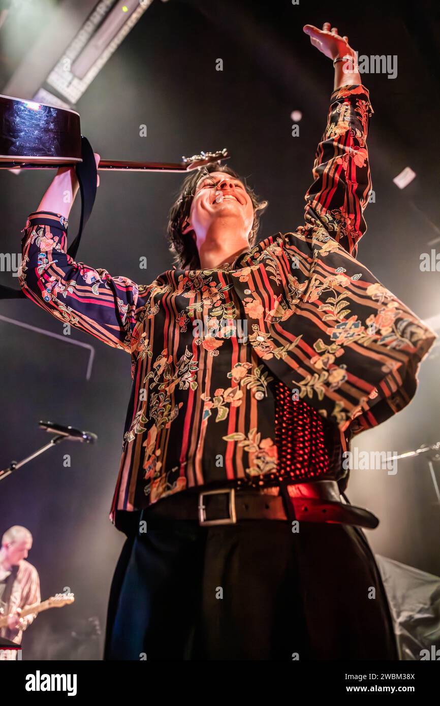 Mailand Italien. Januar 2024. Der deutsche BANDGIGANT ROOKS tritt live ...