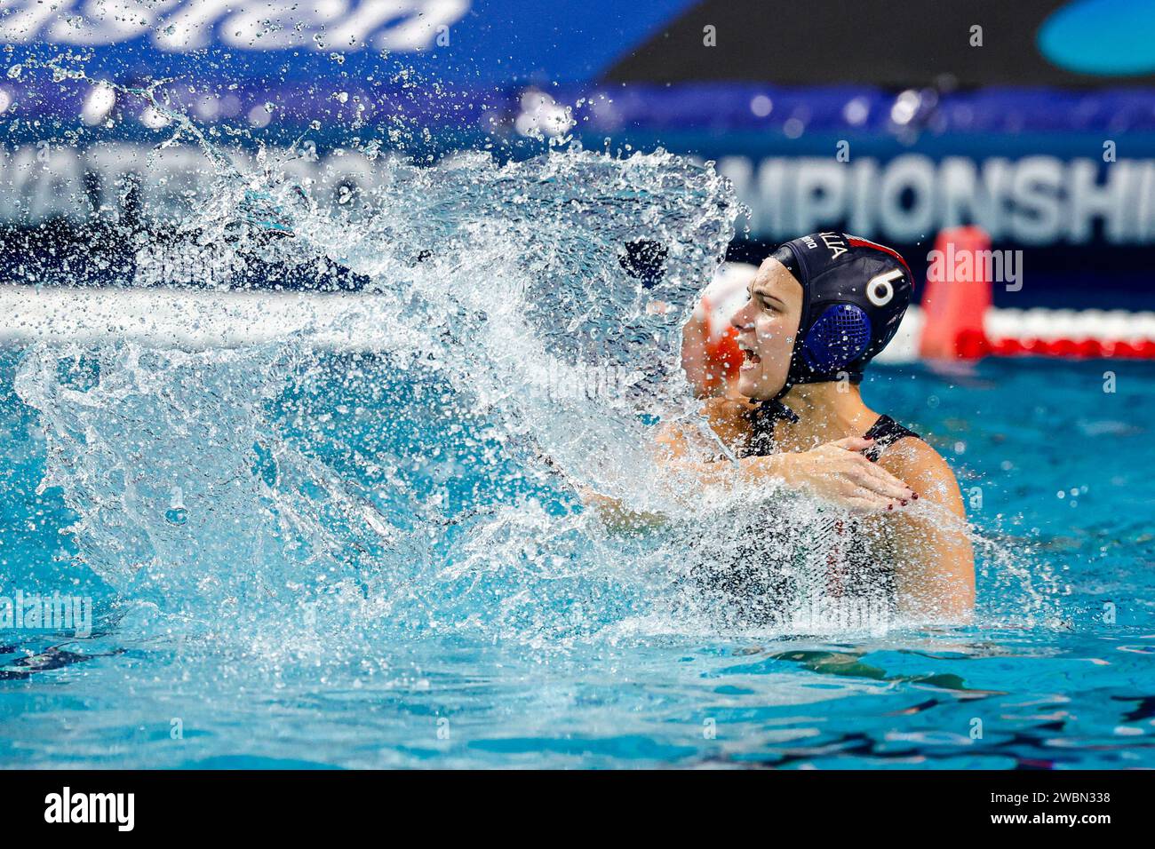EINDHOVEN, NIEDERLANDE - 11. JANUAR: Dafne Bettini aus Italien feiert ...