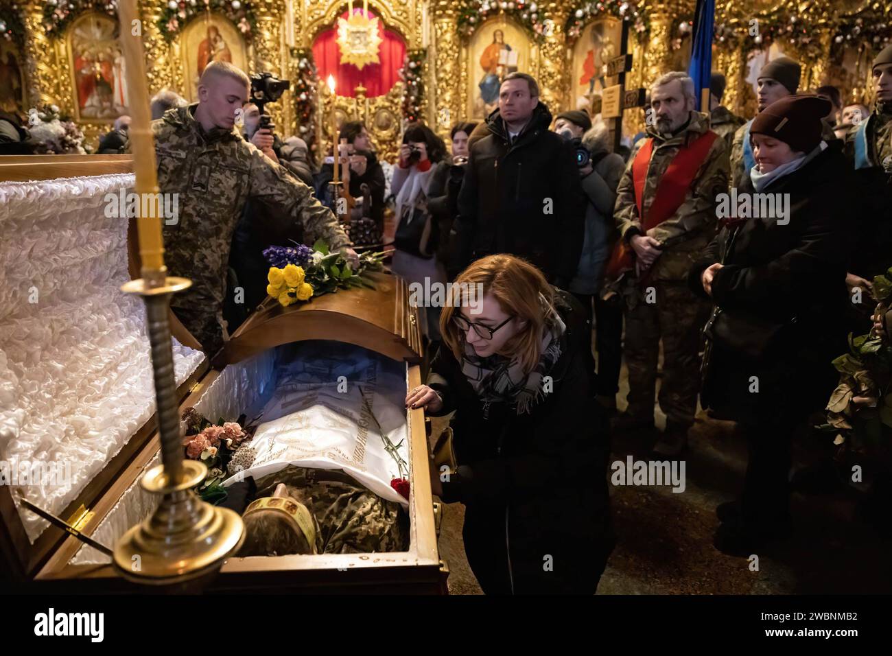 Kiew, Ukraine. Januar 2024. (ANMERKUNG DER REDAKTION: Bild zeigt den ...