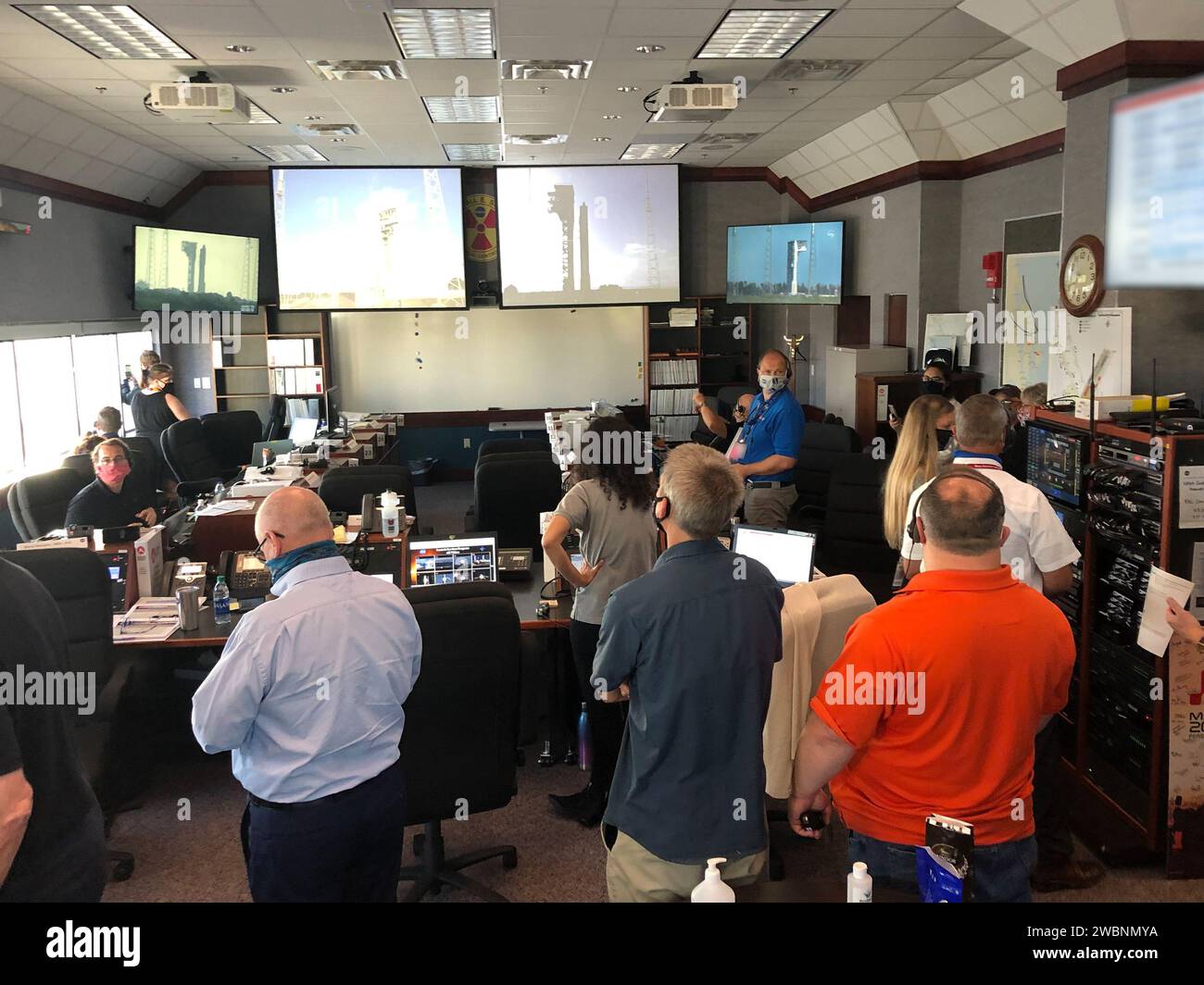 Mitglieder des Joint Information Center (JIC), des Emergency Operations ...