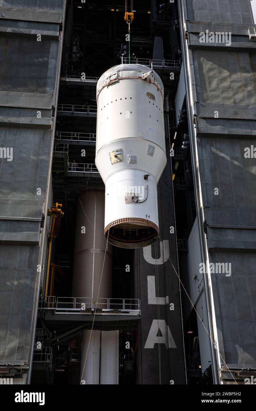 Die einmotorige Centaur-Oberstufe für die Atlas V-Rakete der United ...