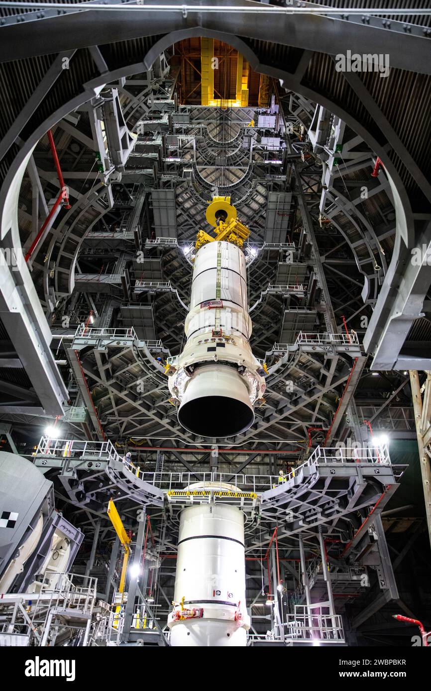 Im Vehicle Assembly Building (VAB) im Kennedy Space Center der NASA in ...