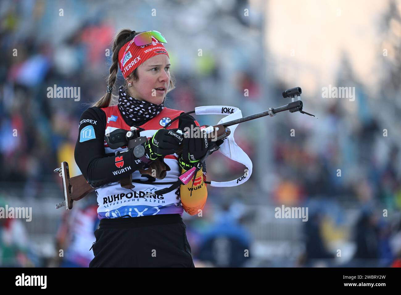 Ruhpolding, Deutschland. Januar 2024. Biathlon: Weltmeisterschaft ...