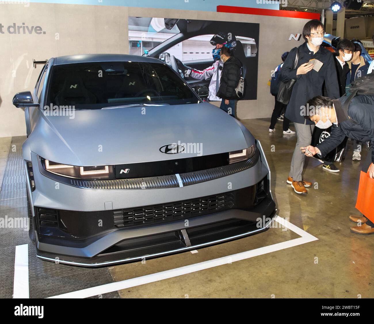 Chiba, Japan. Januar 2024. NPX1(N Performance Experimental 1) von südkoreanischen Hyundai Motors ...