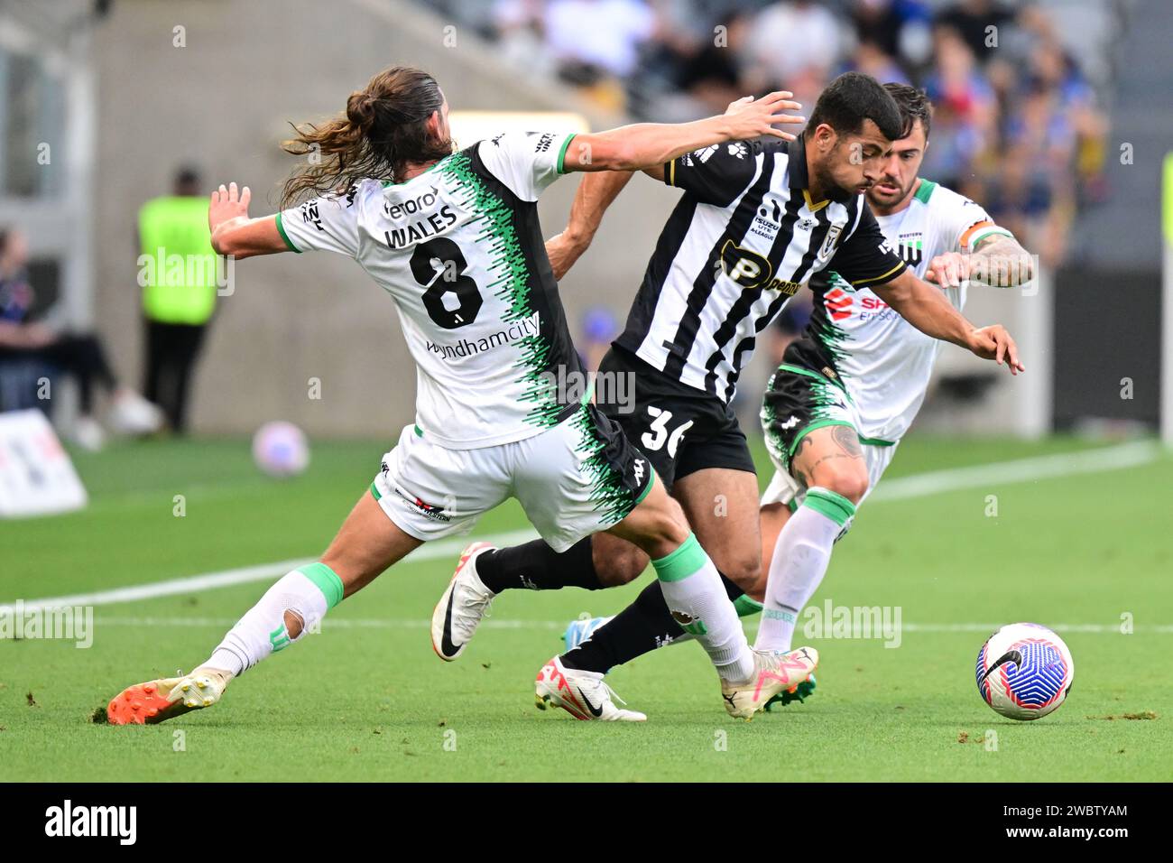 Parramatta, Australien. Januar 2024. Lachlan Andrew Wales (L) von der ...