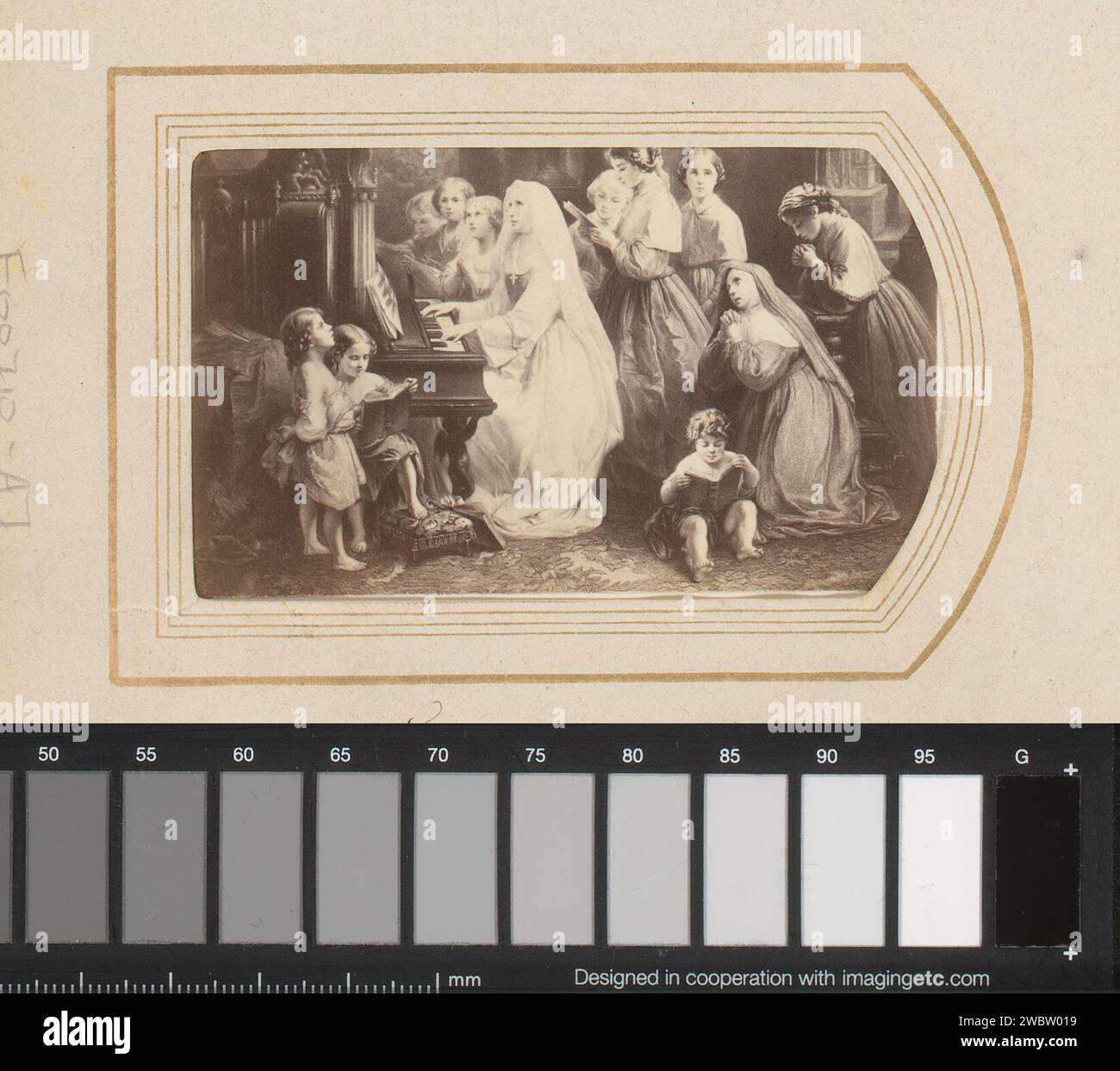 Fotoproduktion von Hymne a la Vierge, Anonym, nach Metz, 1870 - 1890 Fotografie. Visitenkarte ...