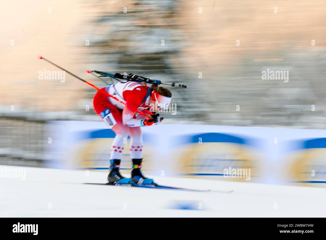 RUHPOLDING, DEUTSCHLAND - 12. JANUAR 2024: MOSER Nadia CAN ...
