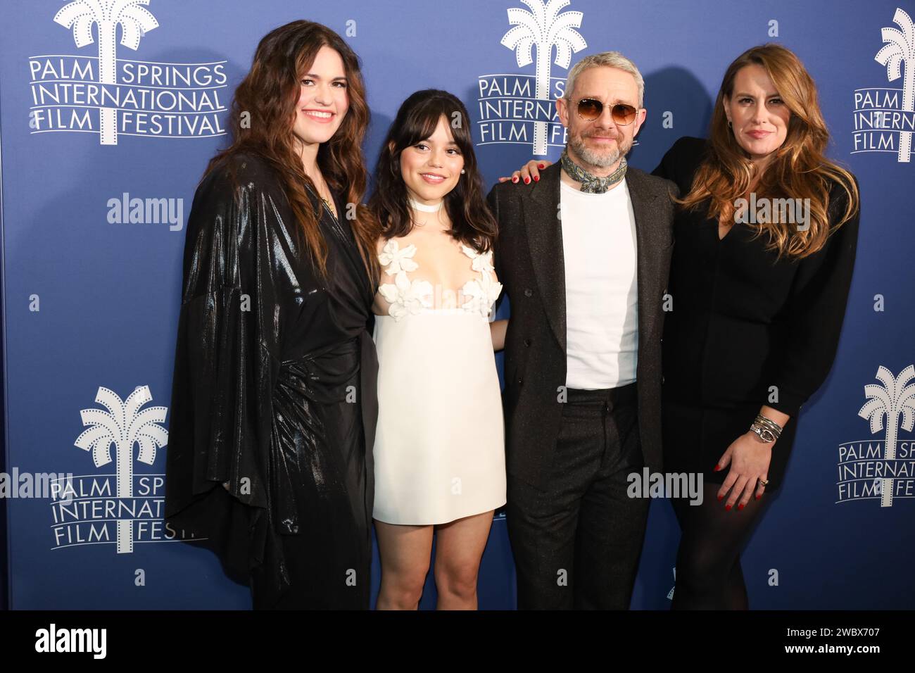 Palm Springs, Kalifornien, USA 11. Januar 2024. Premier von Miller's ...