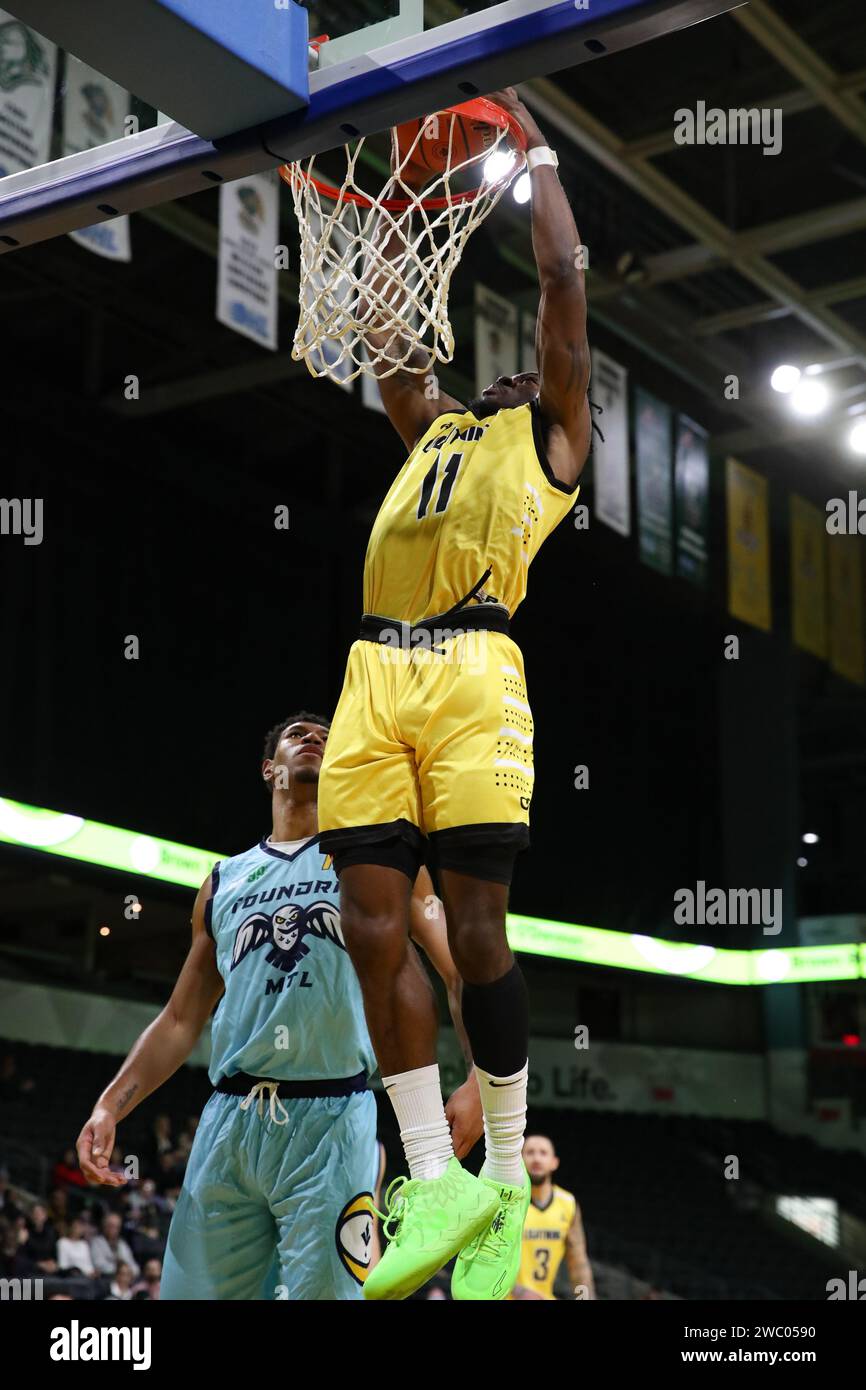 London Ontario Kanada, 11. Januar 2024. Die London Lightning besiegen ...