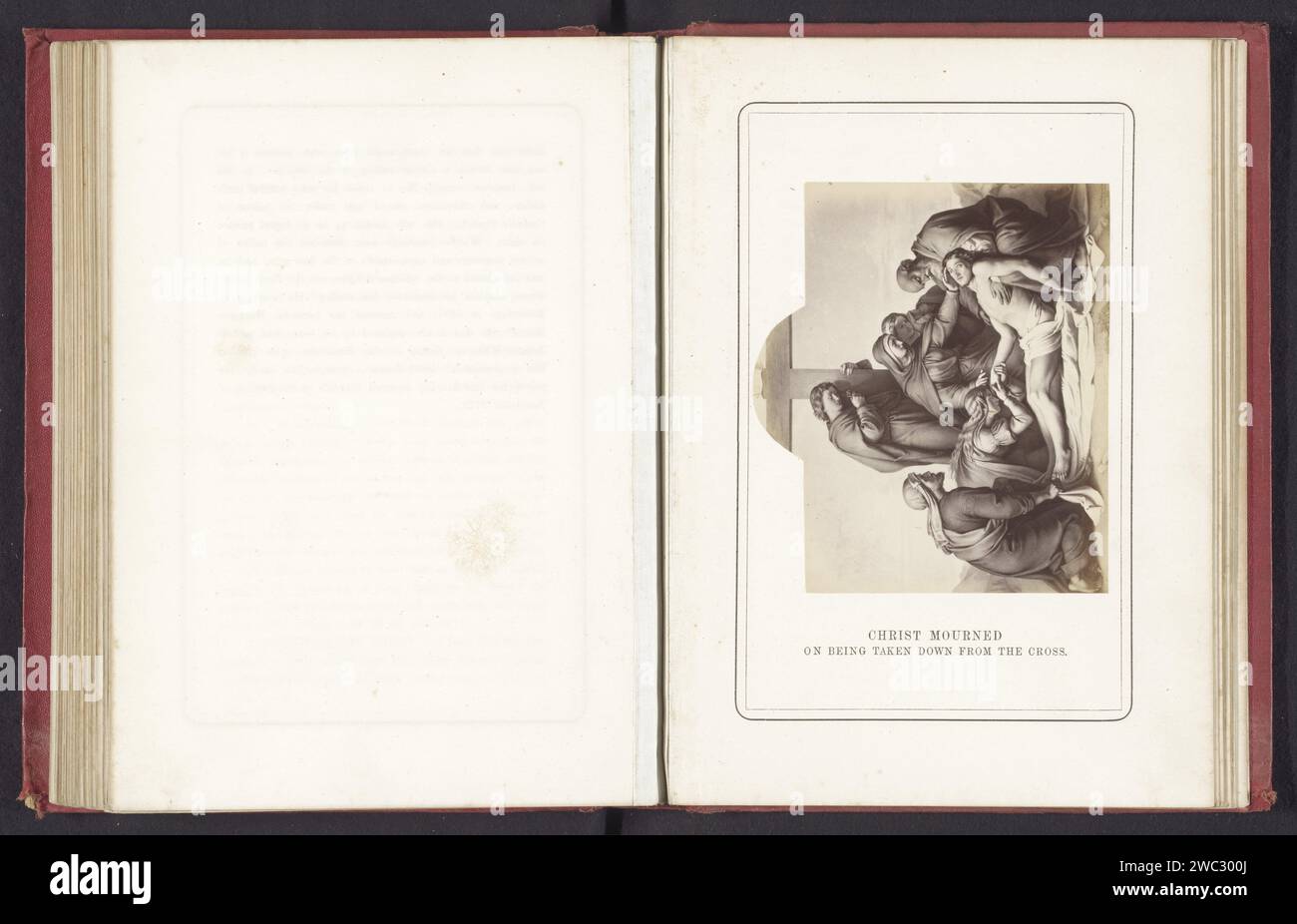 Fotoproduktion eines Gemäldes mit Kreuzkreuzung von Julius Rotermund, Hanns Hanfstaengl, nach ...