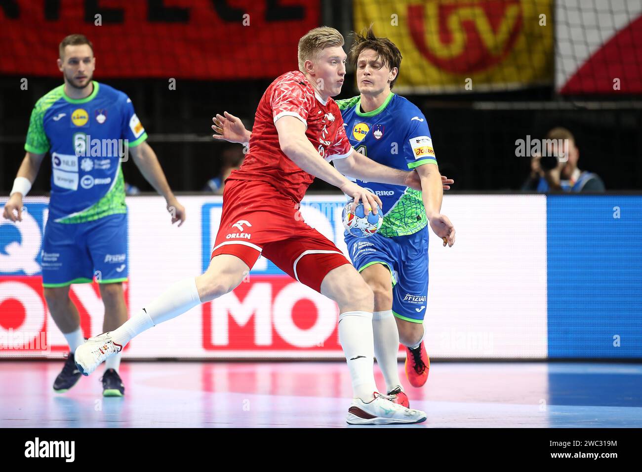 Berlin, Deutschland. Januar 2024. Ariel Pietrasik beim EHF Euro 2024 ...