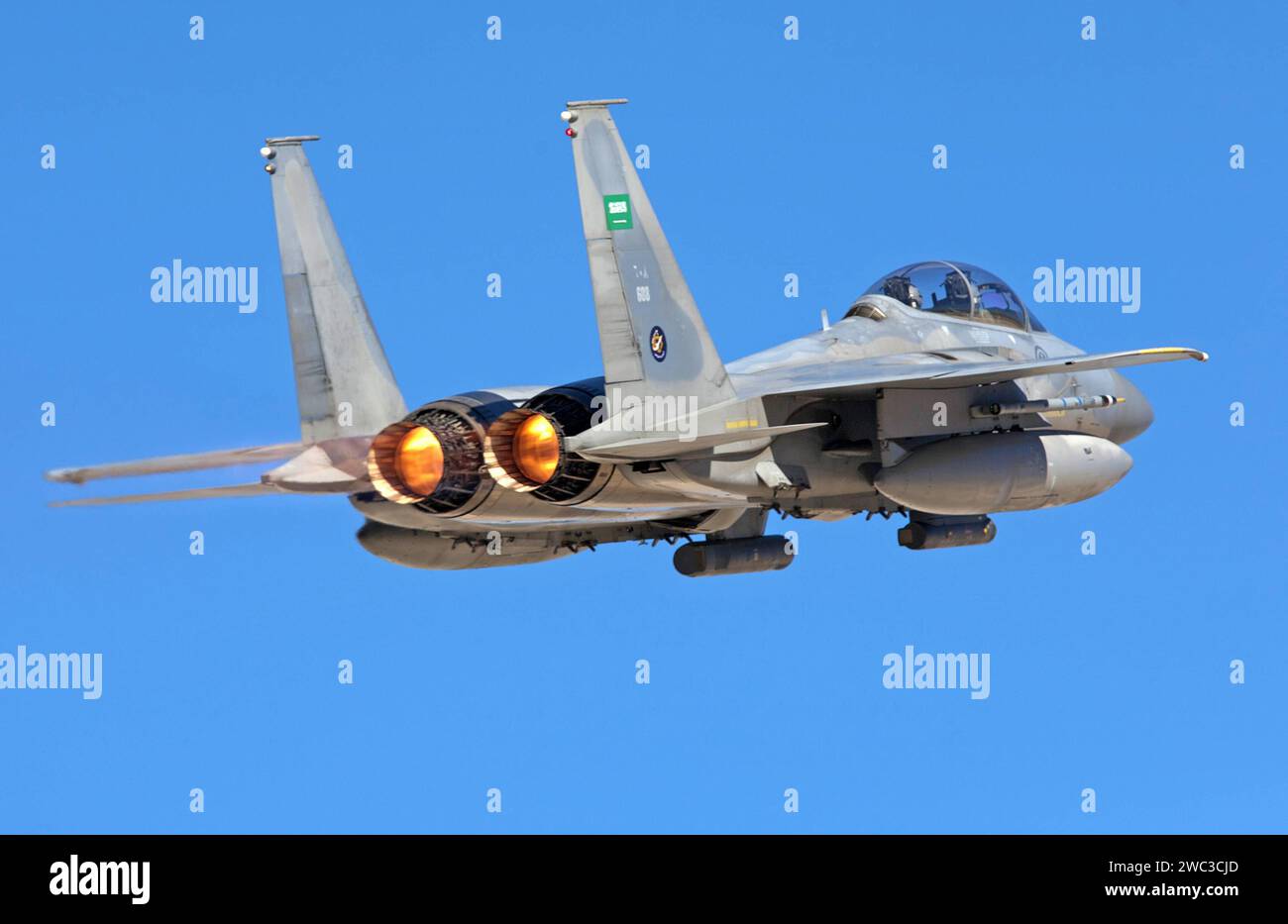Ein Kampfflugzeug der Royal Saudi Air Force RSAF vom Typ McDonnell ...