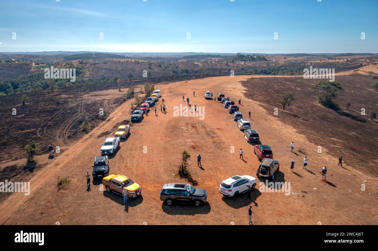 Krong San Monourom, Kambodscha - 31. Dezember 2023: Bild des ...