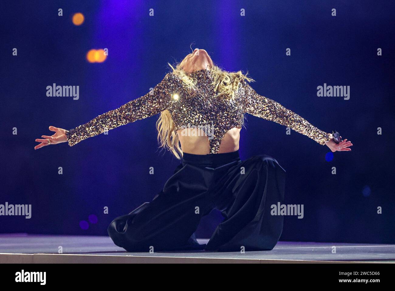 Helene Fischer beim Auftritt in der ARD-Show 'Schlagerchampions - das ...