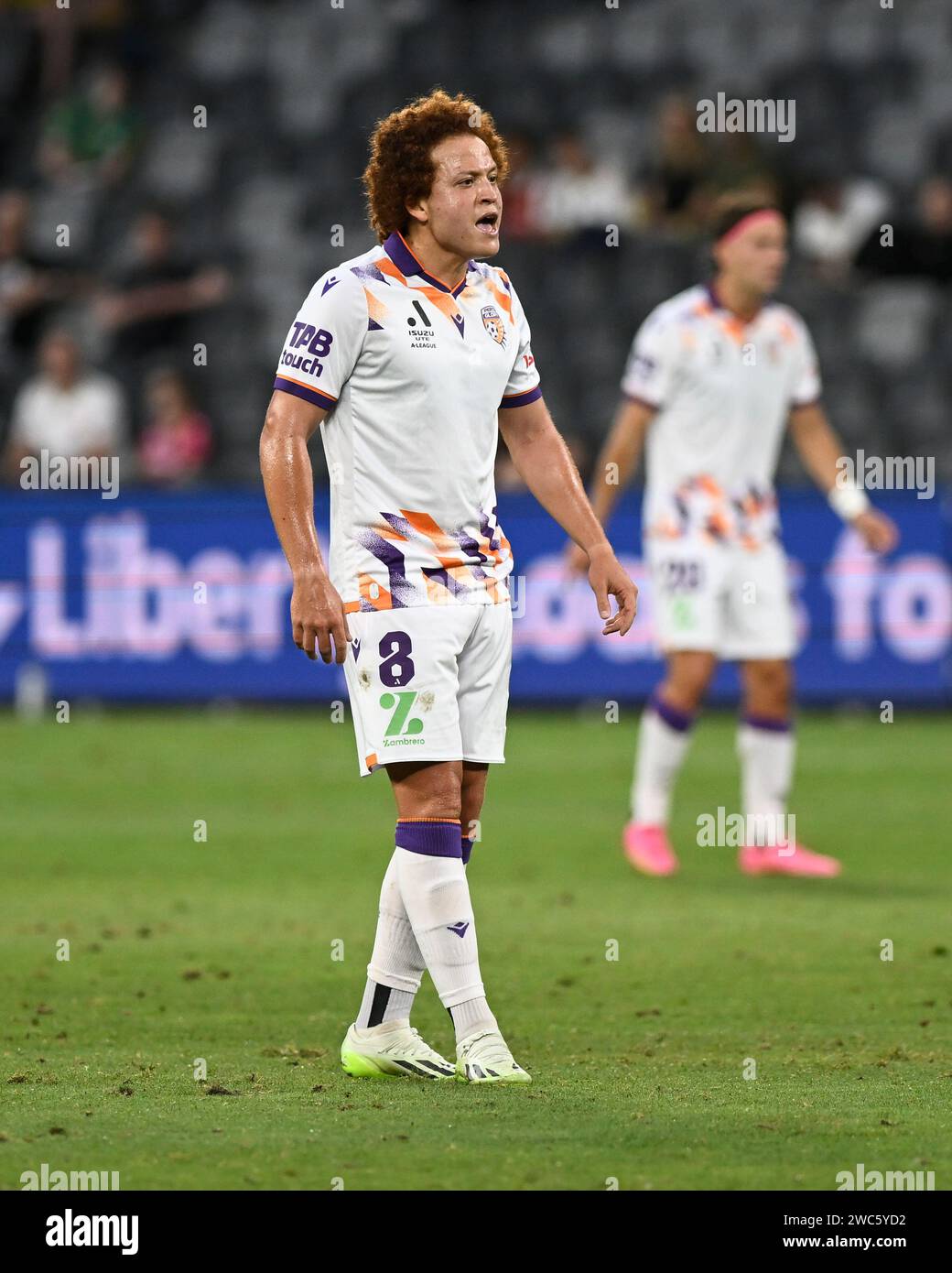 14. Januar 2024; CommBank Stadium, Sydney, NSW, Australien: A-League ...