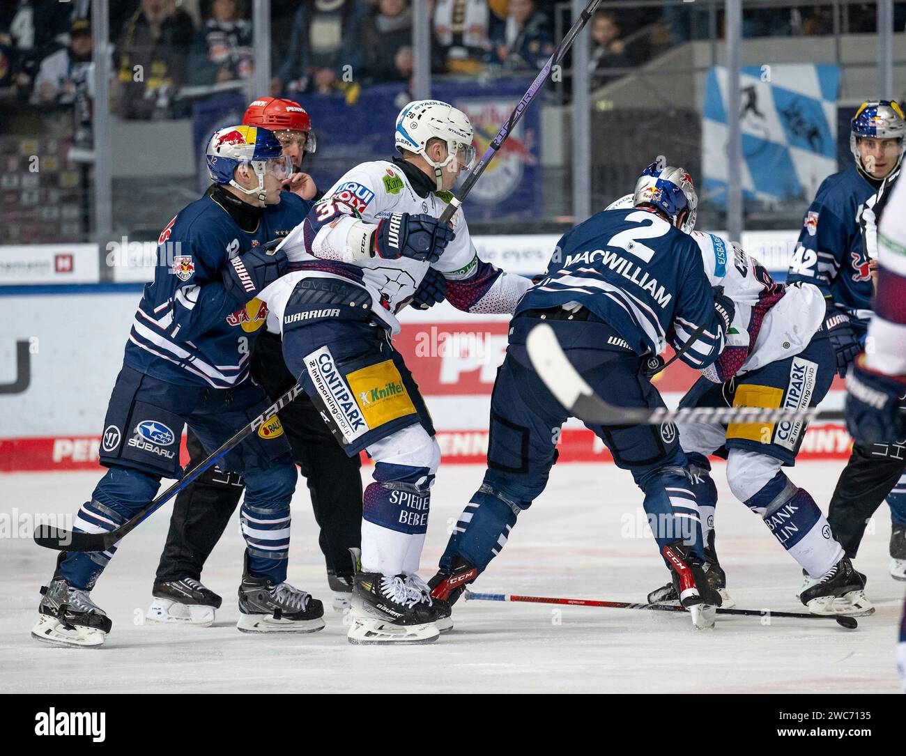München, Deutschland. Januar 2024. Unstimmigkeiten zwischen Andrew ...