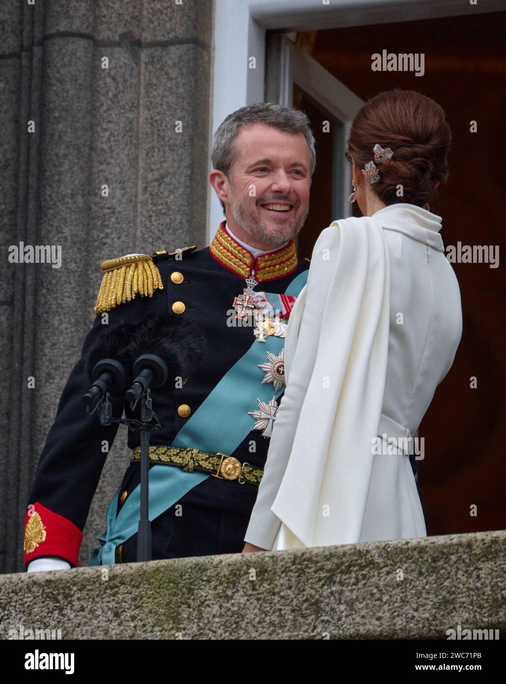 14.01.2014 KOPENHAGEN DENMARKKronprinz Frederik übernimmt sein Amt als ...