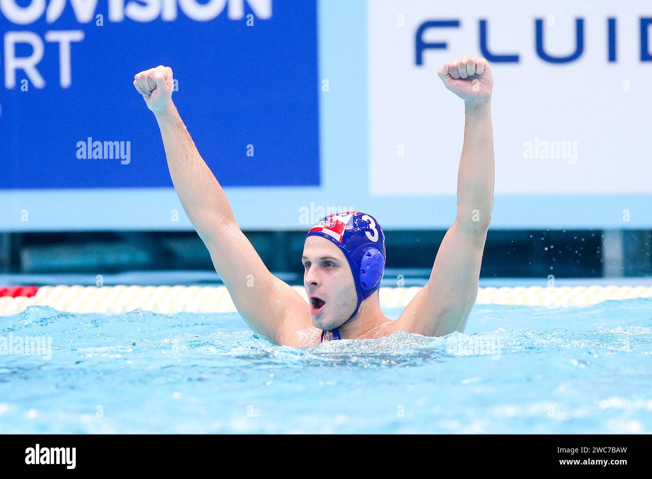 Zagreb, Kroatien. Januar 2024. ZAGREB, KROATIEN - 14. JANUAR: Loren ...