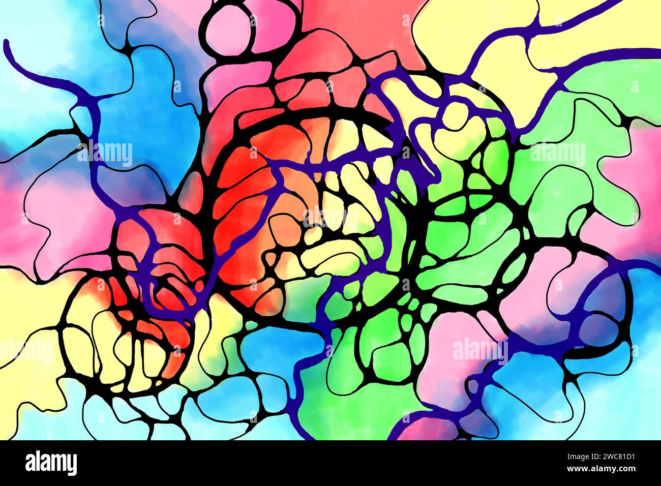 Neurografia colorata -Fotos und -Bildmaterial in hoher Auflösung – Alamy
