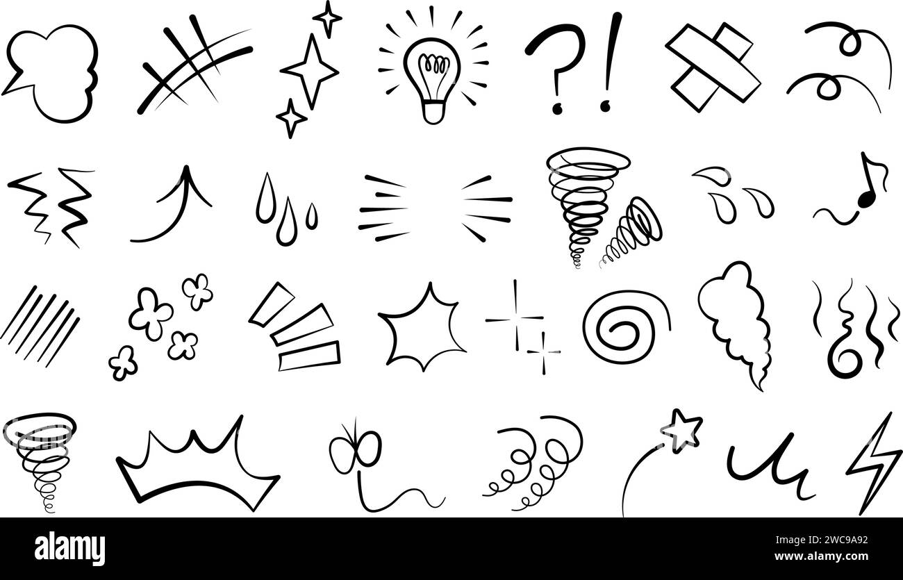 Cartoon emoticon exclamation mark character Stock-Vektorgrafiken kaufen ...