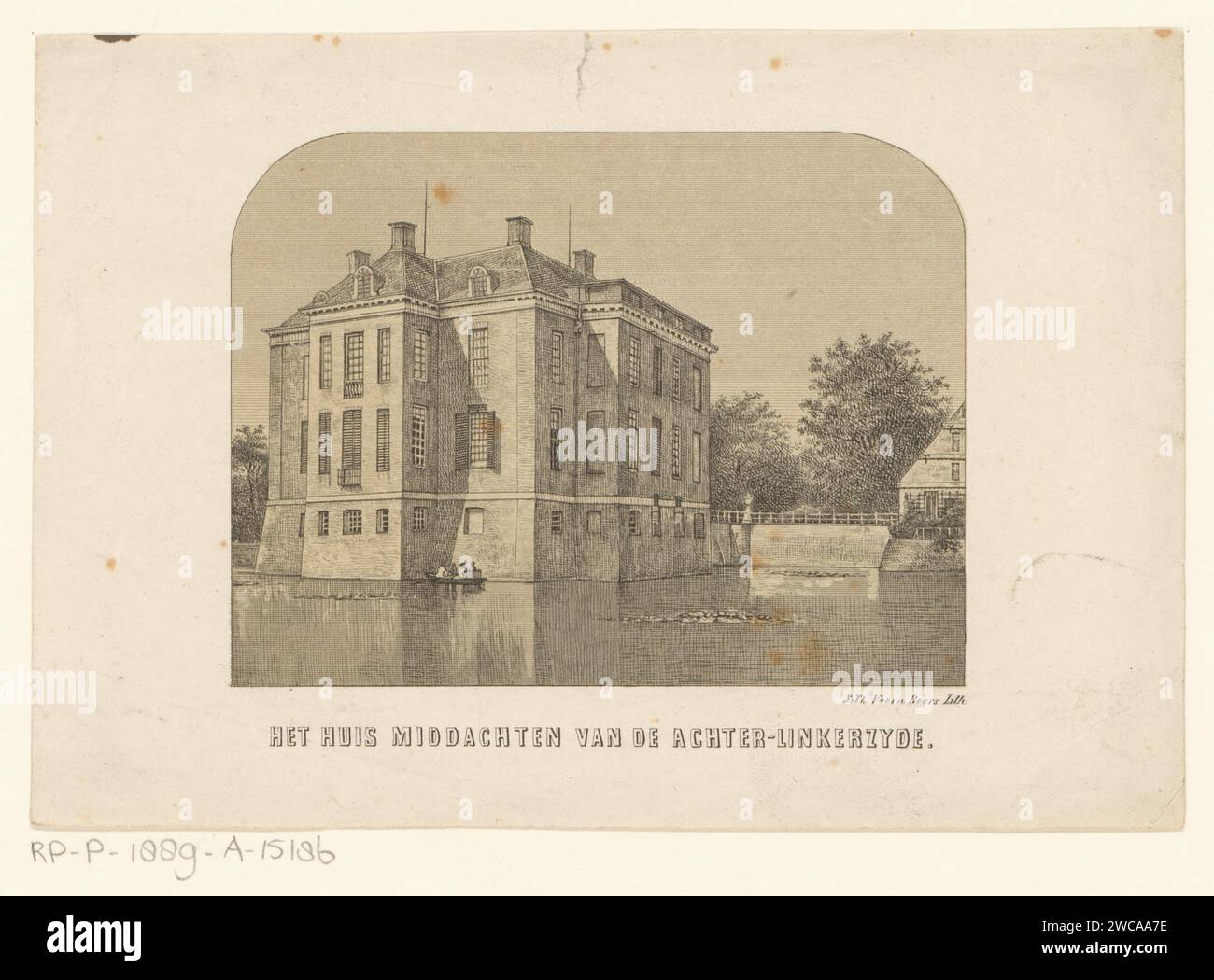 Blick auf Schloss Middachten, Sebastiaan Theodorus Voorn Boers, 1838 ...