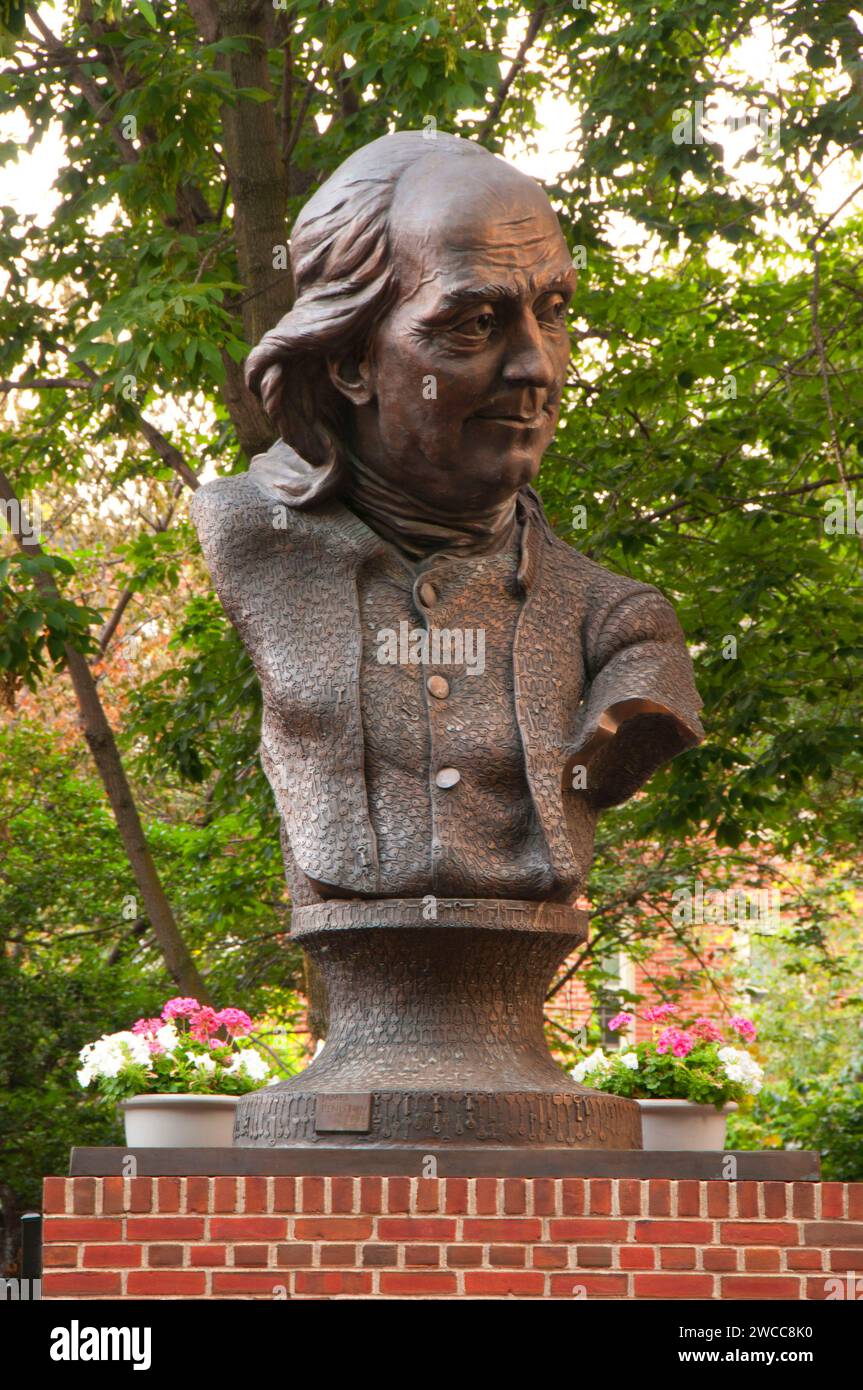 Benjamin franklin sculpture statue -Fotos und -Bildmaterial in hoher Auflösung – Alamy