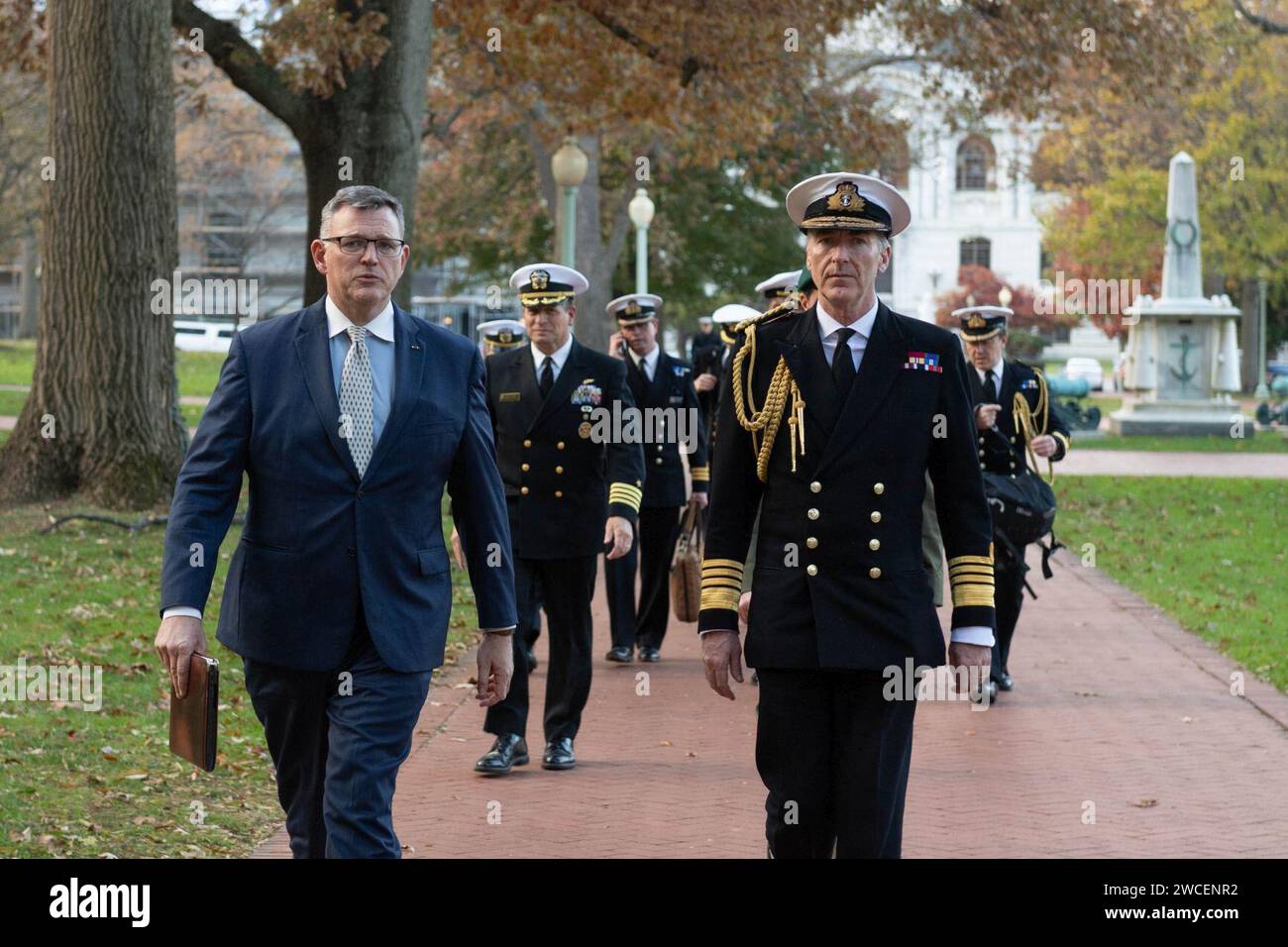 ANNAPOLIS, Md (20. November 2019) der Superintendent der U.S. Naval ...