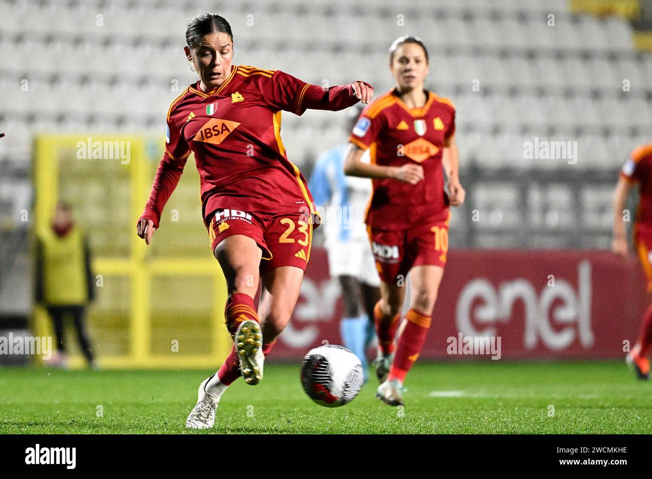 Laura Feiersinger von AS Roma in Aktion während des Fußballspiels der ...