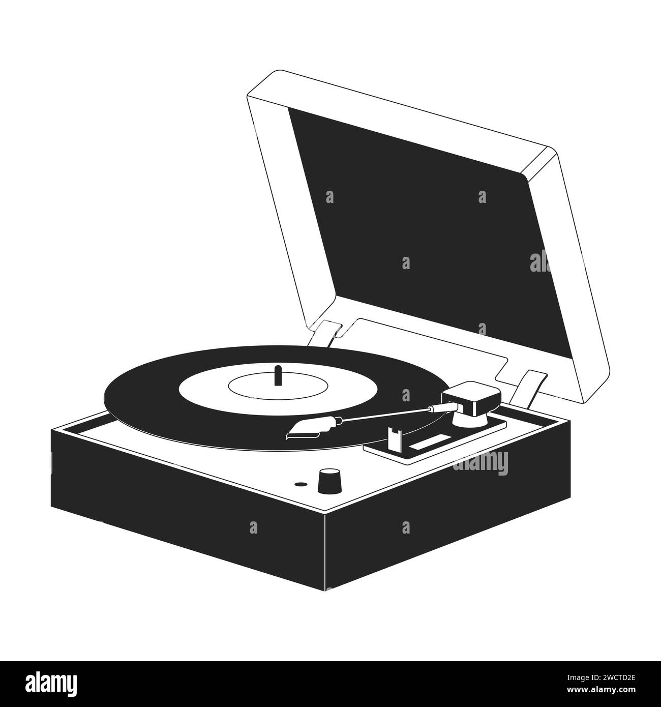 Vinyl player Ausgeschnittene Stockfotos und -bilder - Alamy