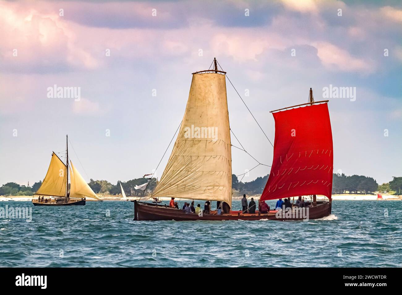 Frankreich, Morbihan, Golf von Morbihan, Arzon, Port Navalo, Juanita ...