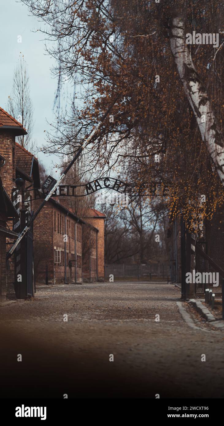 Auschwitz eingang -Fotos und -Bildmaterial in hoher Auflösung – Alamy