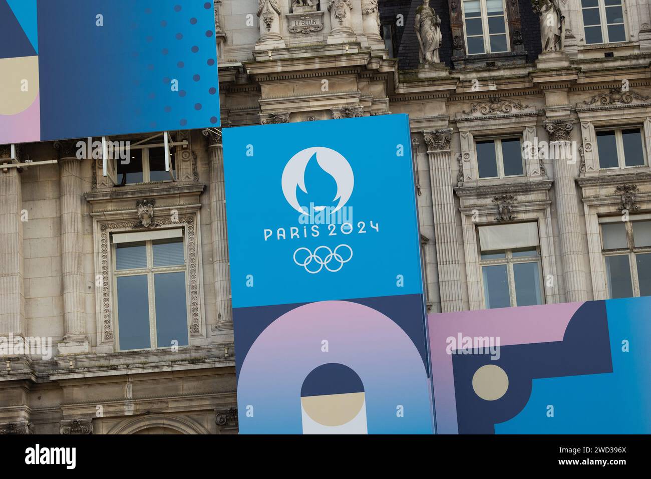 Paris 2024 logo -Fotos und -Bildmaterial in hoher Auflösung – Alamy