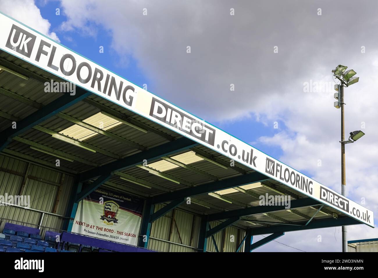 Das First Class Safety Stadium, Liberty Way, Nuneaton Heimstadion des ...