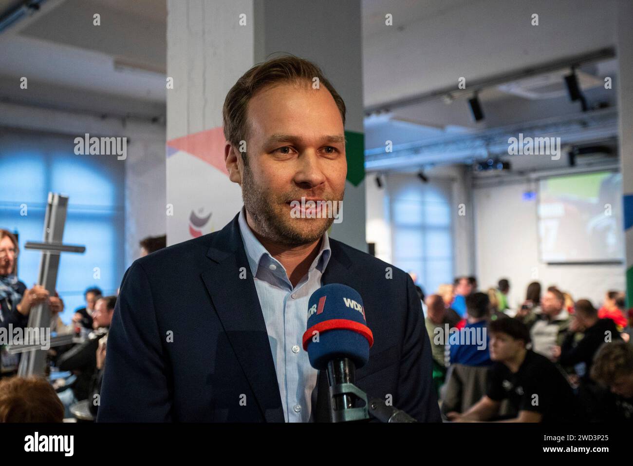 Köln, Deutschland. Januar 2024. Robert Voigtsberger (Stadt K?ln, Beigeordneter f?r Bildung ...