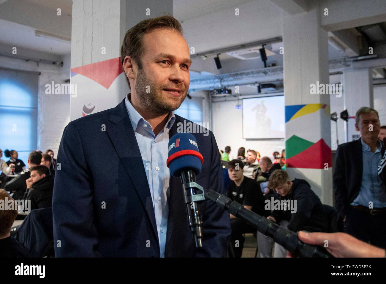 Köln, Deutschland. Januar 2024. Benjamin Chatton (deutscher ...