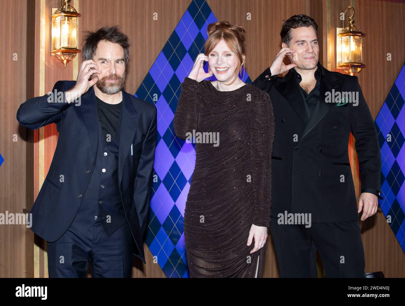 Seoul, Südkorea. Januar 2024. (L bis R) die Schauspieler Henry Cavill ...