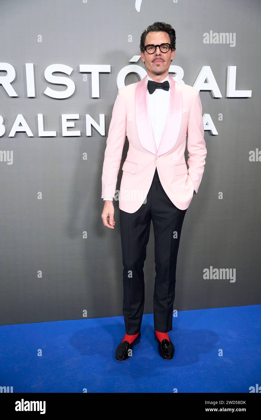 Madrid. Spanien. 20240118 nimmt Juan Avellaneda am 18. Januar 2024 an ...