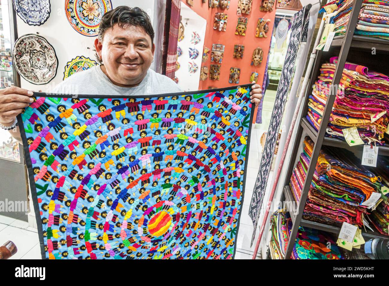 Merida Mexico, zentrales historisches Zentrum des historischen Viertels ...