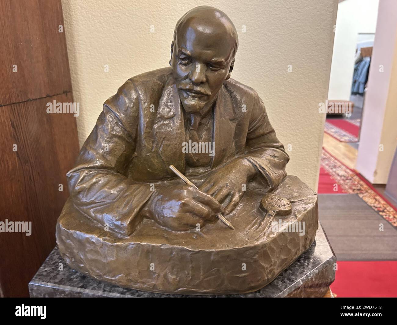 Gorki Leninskije, Russland. Oktober 2023. Eine Lenin-Gedenkstätte im ...