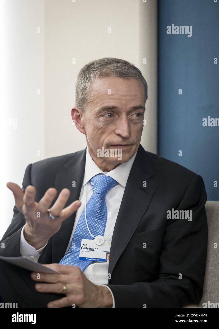 Patrick Paul Pat Gelsinger, CEO Chief Executive Officer Intel, hat ...