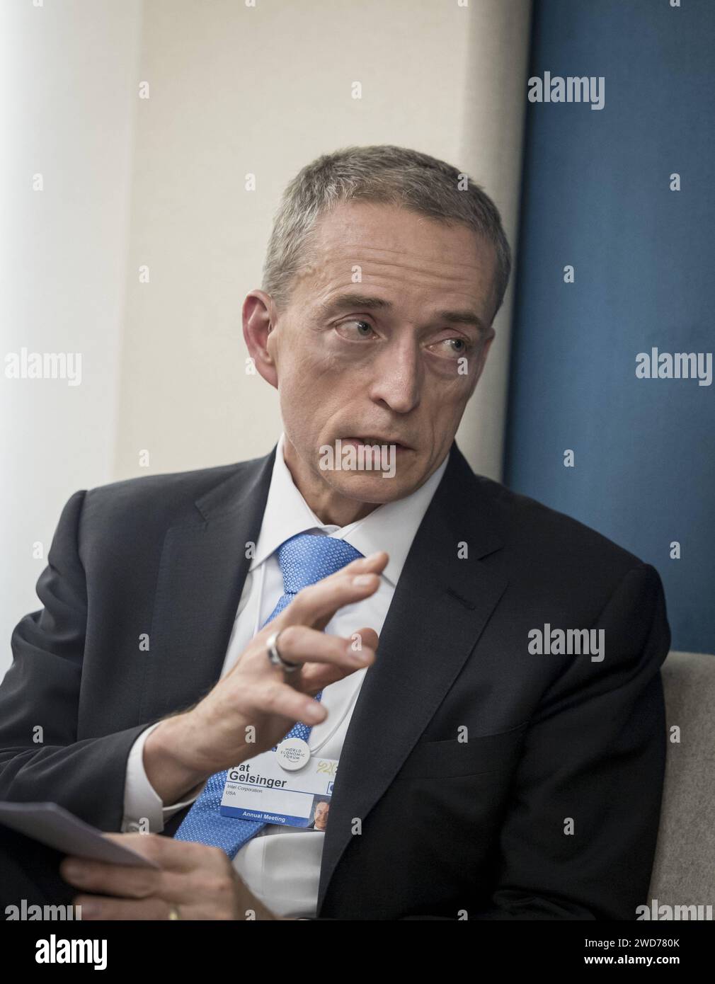 Patrick Paul Pat Gelsinger, CEO Chief Executive Officer Intel, hat ...